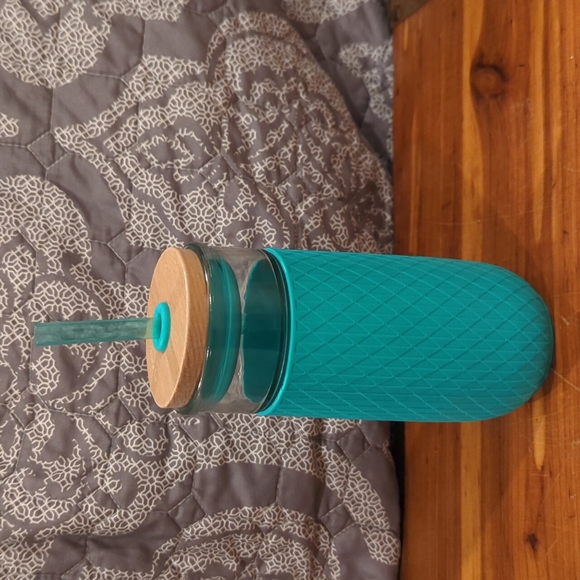 Ello | Dining | Ello Glass Cup With Wooden Lid | Poshmark